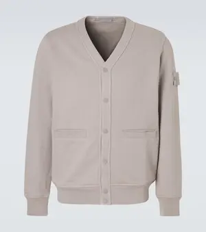 Stone Island Cotton Cardigan - Beige