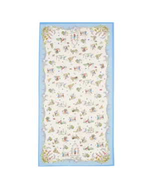 FABLE ENGLAND X Peter Rabbit Rectangle Scarf - Cream