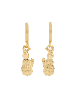 FABLE ENGLAND X Peter Rabbit Charm Huggie Earrings