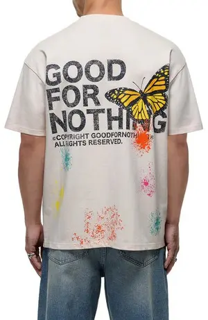 GOOD FOR NOTHING Pigment Paint T-shirt