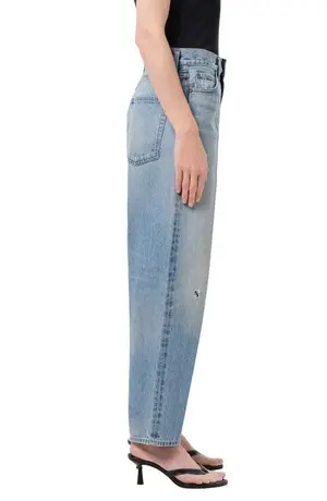 AGOLDE 80s High-waist Tapered Jeans - Orbital Medium Vin