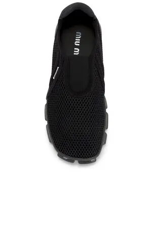 Miu Miu Rete Tech Sneaker - Nero