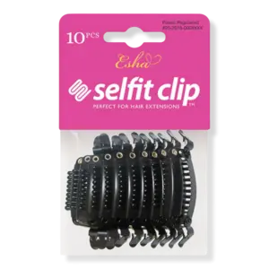 ESHA Selfit Hair Extension Clips - Black