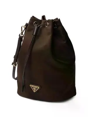 Prada Re-nylon Pouch - Brown