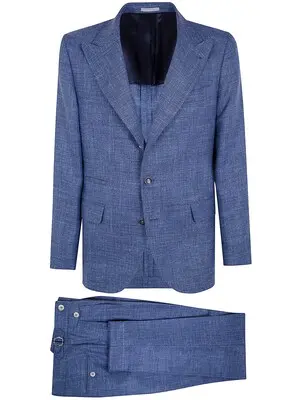 Brunello Cucinelli Fitted Suit - Blue