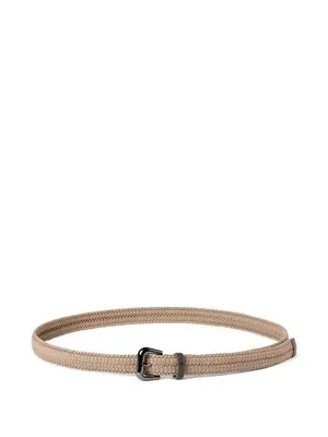 Brunello Cucinelli Slim Classic Belt - Brown