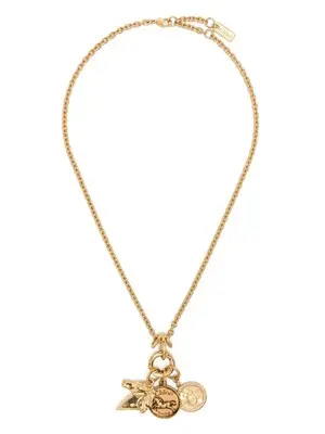 Chloé Charm Pendant Necklace - Metallic