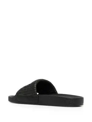 Senso Elly Ii Logo-embroidered Slides - Black