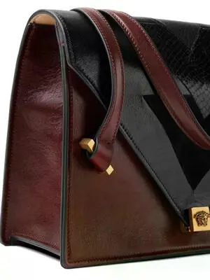 Versace Severine Python-effect Leather Shoulder Bag