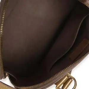 LOUIS VUITTON Alma Bb Monogram Vernis - Gold