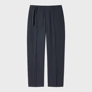 Paul Smith Cotton-lyocell Tie-waist Trousers