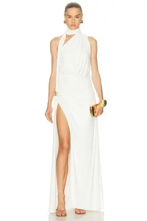 Simkhai Moira Jersey Gown - Ivory