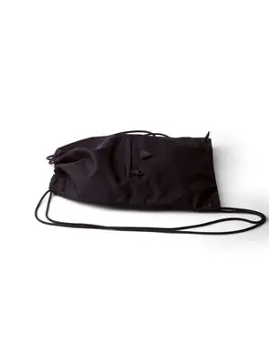Prada Re-nylon Drawstring Backpack - Black