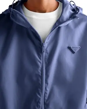 Prada Re-nylon Rain Jacket - Blue