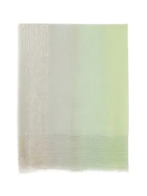 Faliero Sarti Clizia Stole In Cashmere Blend Green
