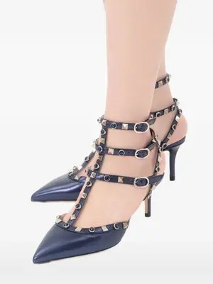 Valentino Garavani Rockstud 65 Pumps - Blue