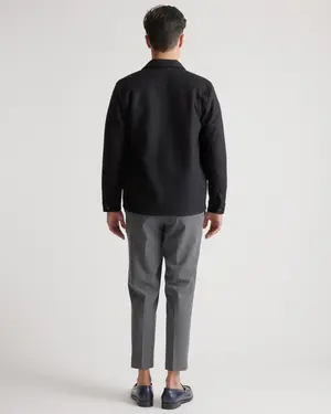 Quince Italian Wool Chore Jacket - Black