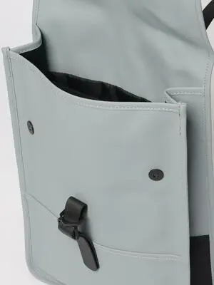 Rains Puffed Mini Backpack In Waterproof Pu - Grey