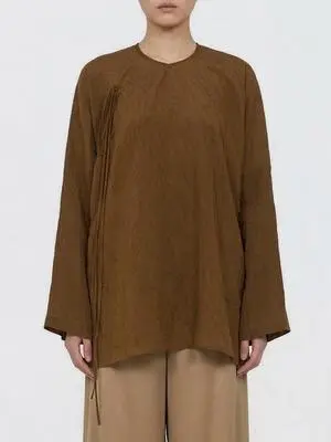 UMA WANG Textured Knit Top - Brown