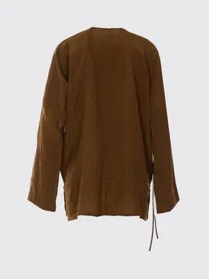 UMA WANG Textured Knit Top - Brown