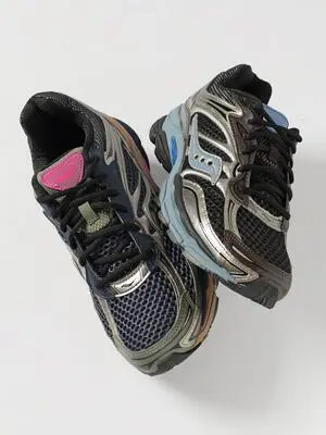 Saucony Progrid Omni Og Mesh And Rubber Sneakers - Blue