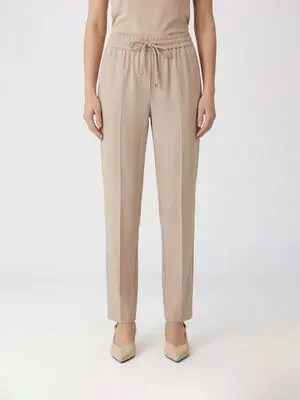 DONDUP Wide Leg Trousers - Beige