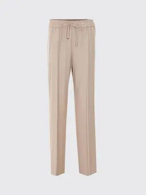 DONDUP Straight Viscose Blend Trousers - Beige