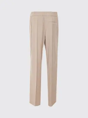 DONDUP Straight Viscose Blend Trousers - Beige