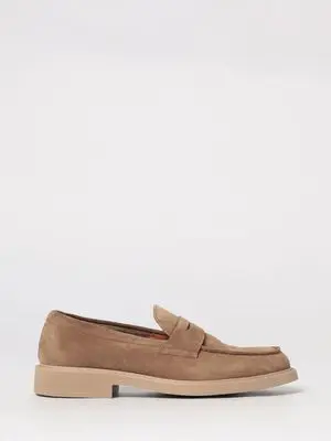 DOUCAL'S Suede Calfskin Loafers - Cocoa
