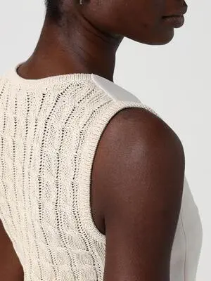 Max Mara Calibri Knitted Linen Vest - Beige