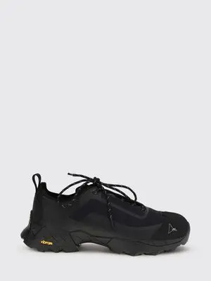 ROA Katharina Technical Fabric And Rubber Lace-up Sneakers - Black