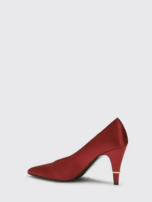 Versace Satin Pumps - Red