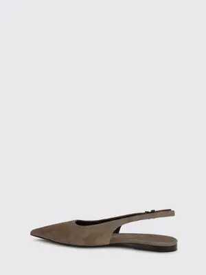 Brunello Cucinelli Flat Slingback Ballet Flats - Beige