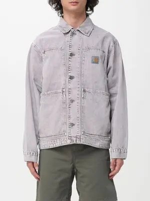 Carhartt Work In Progress Cotton Denim Jacket - Grey