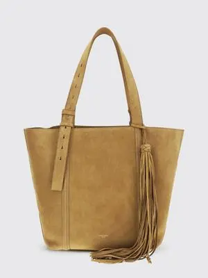 GOLDEN GOOSE Suede Tote Bag - Camel