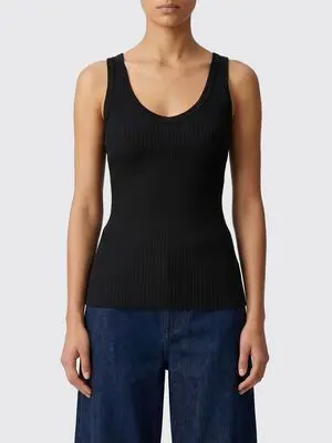 Patrizia Pepe Viscose Blend Tank Top - Black