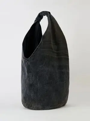 Our Legacy Drip Bag Nebula In Used Denim - Grey