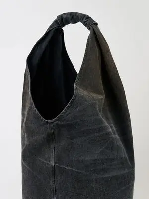 Our Legacy Drip Bag Nebula In Used Denim - Grey