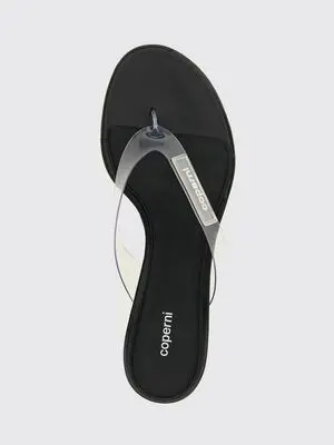 Coperni Pvc Lift Wedge Sandals - Transparent