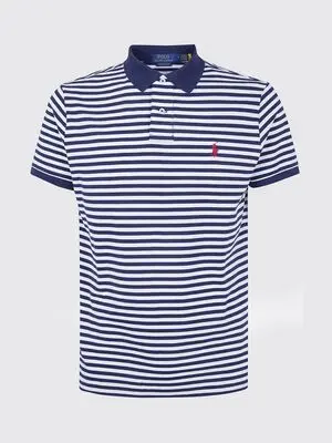 Polo Ralph Lauren Striped Cotton Polo Shirt With Logo