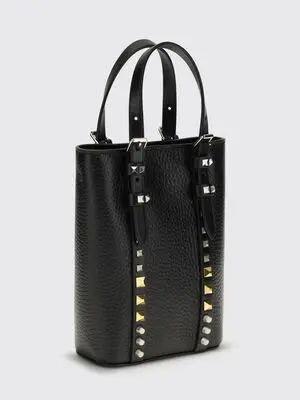 Valentino Garavani Rockstud Grained Leather Bag - Black