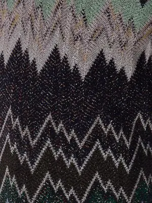Missoni Viscose Lurex Zig-zag Motif Trousers