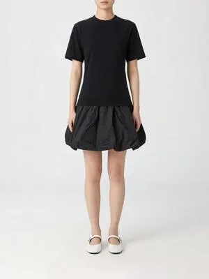 PATOU Cotton Mini Dress With Balloon Shape