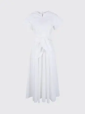 PATOU Cotton Poplin Midi Dress - White