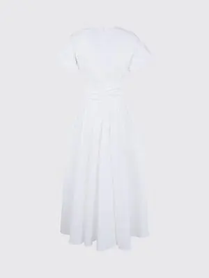 PATOU Cotton Poplin Midi Dress - White