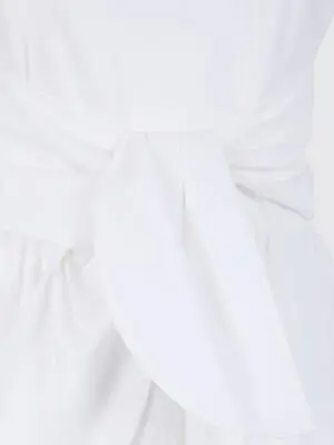 PATOU Cotton Poplin Midi Dress - White