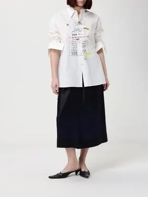MAISON MARGIELA Graphic Print Cotton Shirt