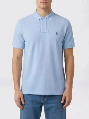 Polo Ralph Lauren Cotton Polo Shirt With Logo - Blue