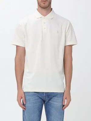 Polo Ralph Lauren Cotton Polo Shirt With Logo - Cream