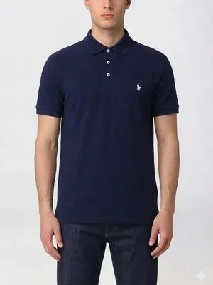 Polo Ralph Lauren Polo Ralph Lauren Cotton Polo Shirt With Logo Navy